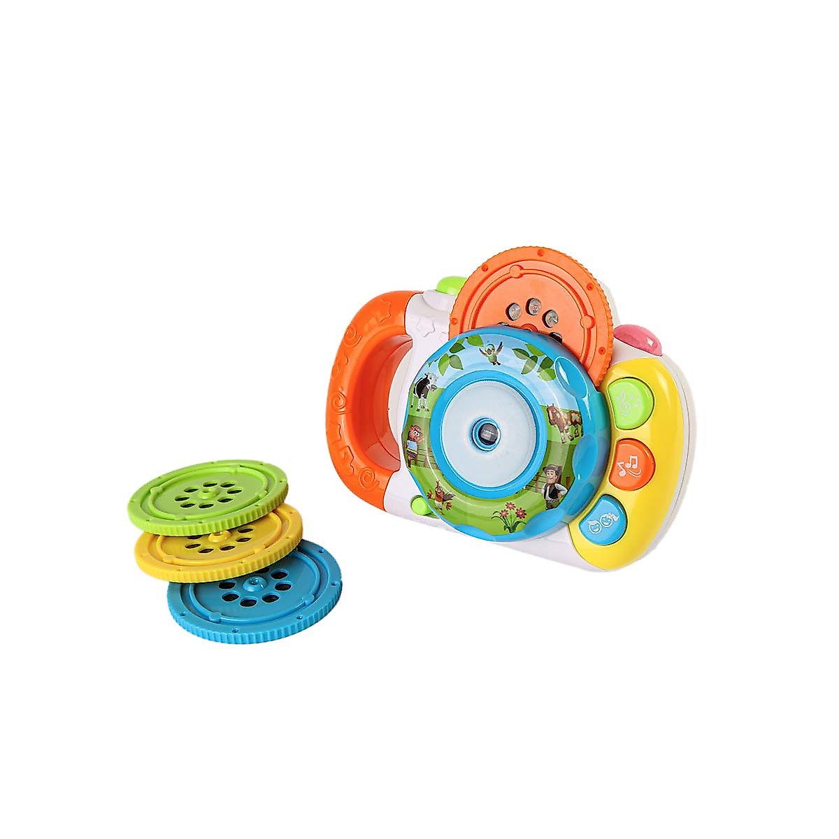 LA GRANJA DE ZENÓN Musical Projector Camera with Sounds | Interactive Musical Instrument | Party Camera for Birthday Gifts