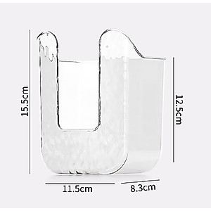 Kitchen Wipes Storage Box, Self-Adhesive Tissue Holder, Flushable Wipes Holder for Bathroom, No Punching Self-Adhesive Wall-Mounted Toilet Paper Holder, for Kitchen, Bathroom (Grey 2Pcs)