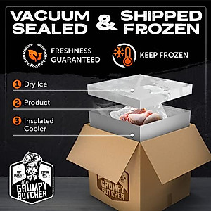 Grumpy Butcher Breaded Chicken Breast Tenderloins (Pack of 2, each 5 lb) | Fully Cooked Natural Chicken Tenders | Frozen Chicken Breasts Nuggets | Premium Poultry Breed w/ No Antibiotics & Hormones