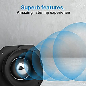 Pyramid 3” Car Audio Speaker Tweeter - 1000 Watt High Power 3 Inch Super Titanium Tweeter System w/ Die Cast Aluminum Frame, 2k-25 kHz Frequency, 109 dB, 4-8 Ohm, Heavy Duty 100 oz Magnet TW57, Black