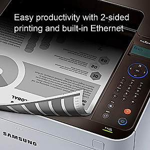 HP Samsung ProXpress M3820DW Wireless Monochrome Laser Printer with Mobile Connectivity, Duplex Printing, Print Security & Management Tools (SS372C)