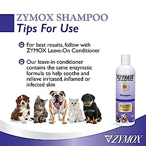 ZYMOX Shampoo for Dogs and Cats, 12oz