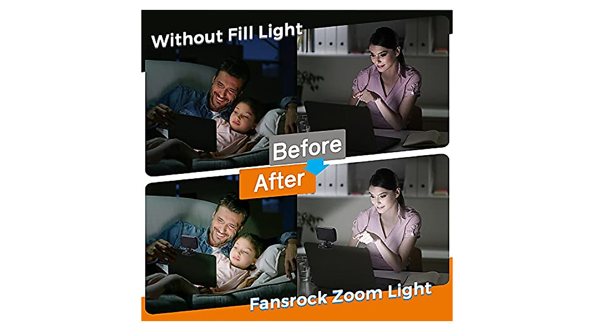 Video Conference Lighting for Zoom & Streaming | Fansrocck