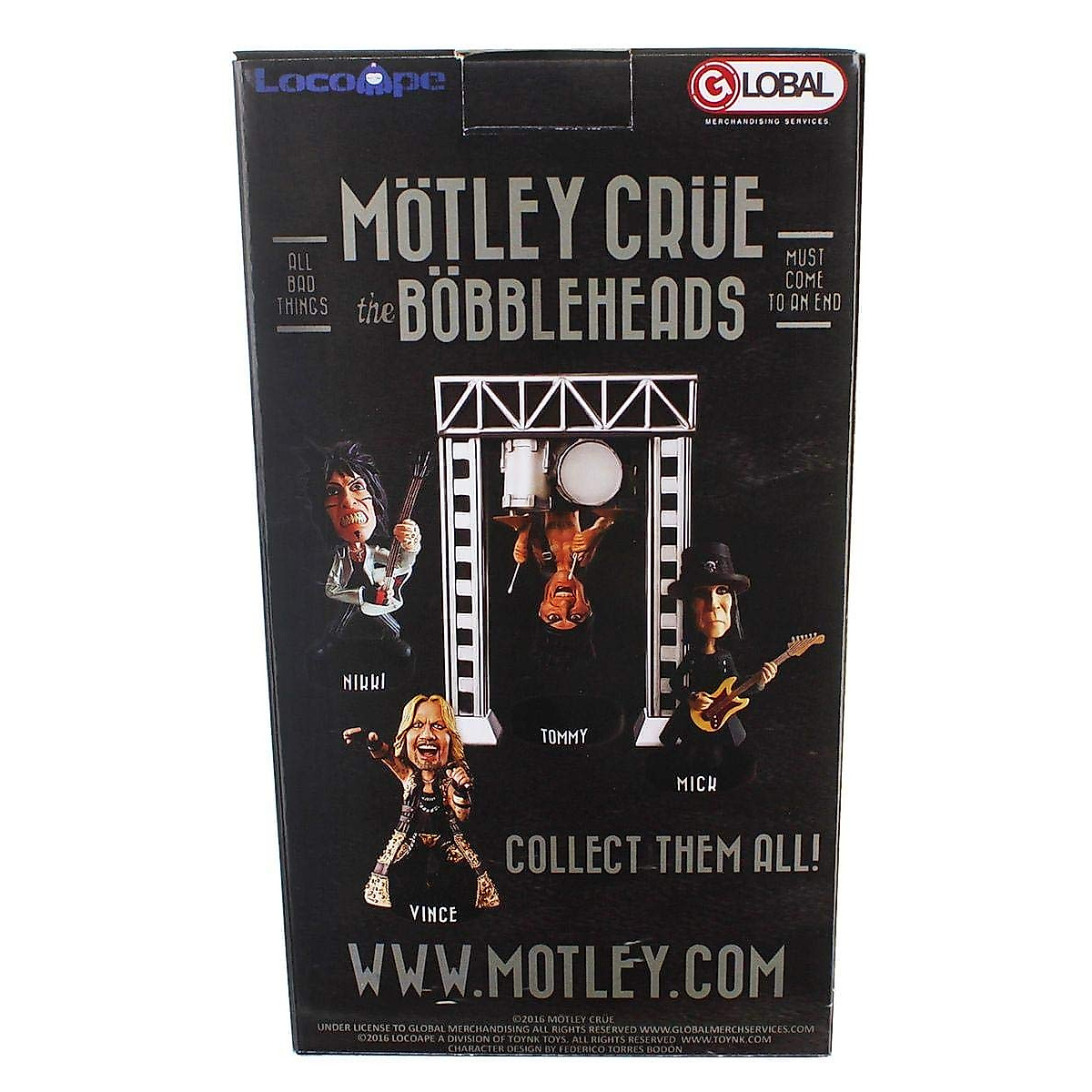 Motley Crue 8" Resin Bobblehead Statue Vince Neil