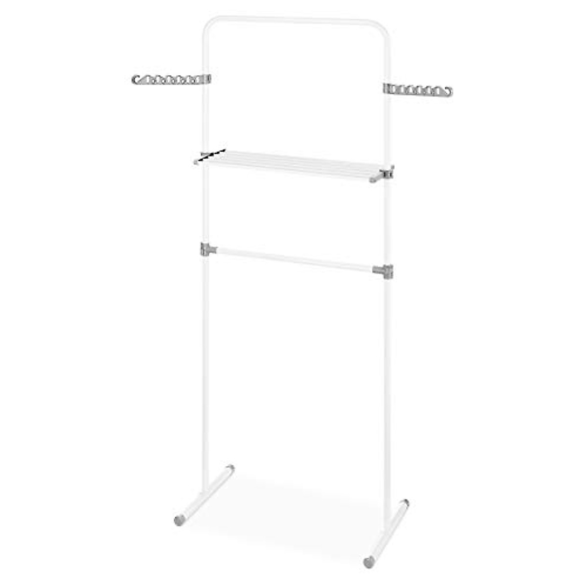 Whitmor Laundry Storage and Drying Rack, White