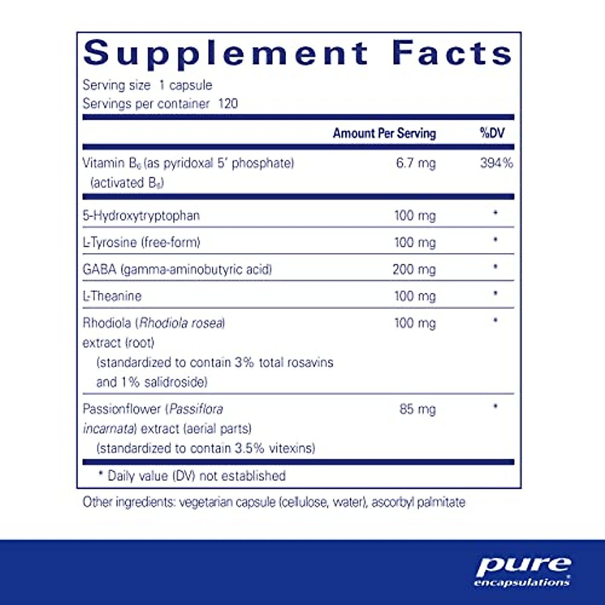 Pure Encapsulations Emotional Wellness | Supports Mental Well-Being and Helps Moderate Occasional Stress | 120 Capsules