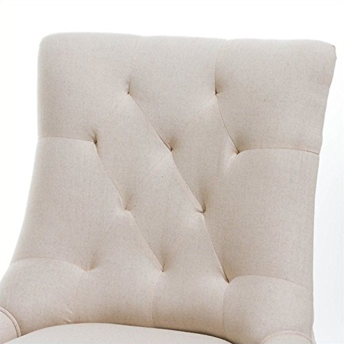 Christopher Knight Home Hayden Tufted Fabric Dining / Accent Chairs, 2-Pcs Set, Beige