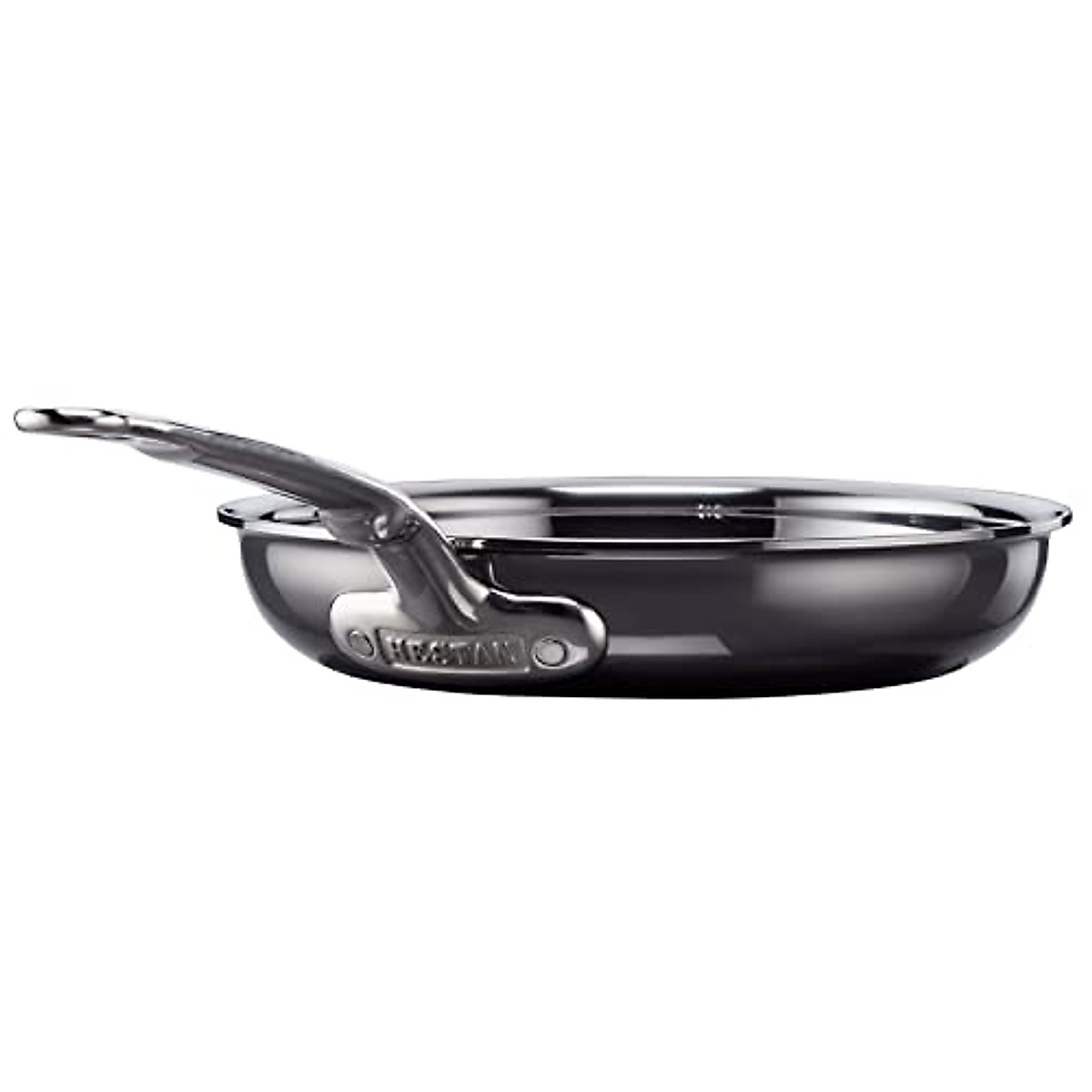 Hestan - NanoBond Collection - Titanium Stainless Steel 8.5-Inch Frying Pan - Toxin, PFAS, & Chemical Free Clean Cookware, Induction Cooktop Compatible