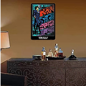 CowBoy Bebop Poster Metal Wall Art Japan Manga Anime Poster Metal Decoration Tin Sign - 12 x 8 inch (30x20cm)