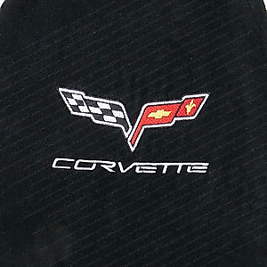SR1 Performance C6 Center Console Cover with Embroidered Emblem for 2005-2013 C6, Z06, ZR1, Grand Sport Corvette