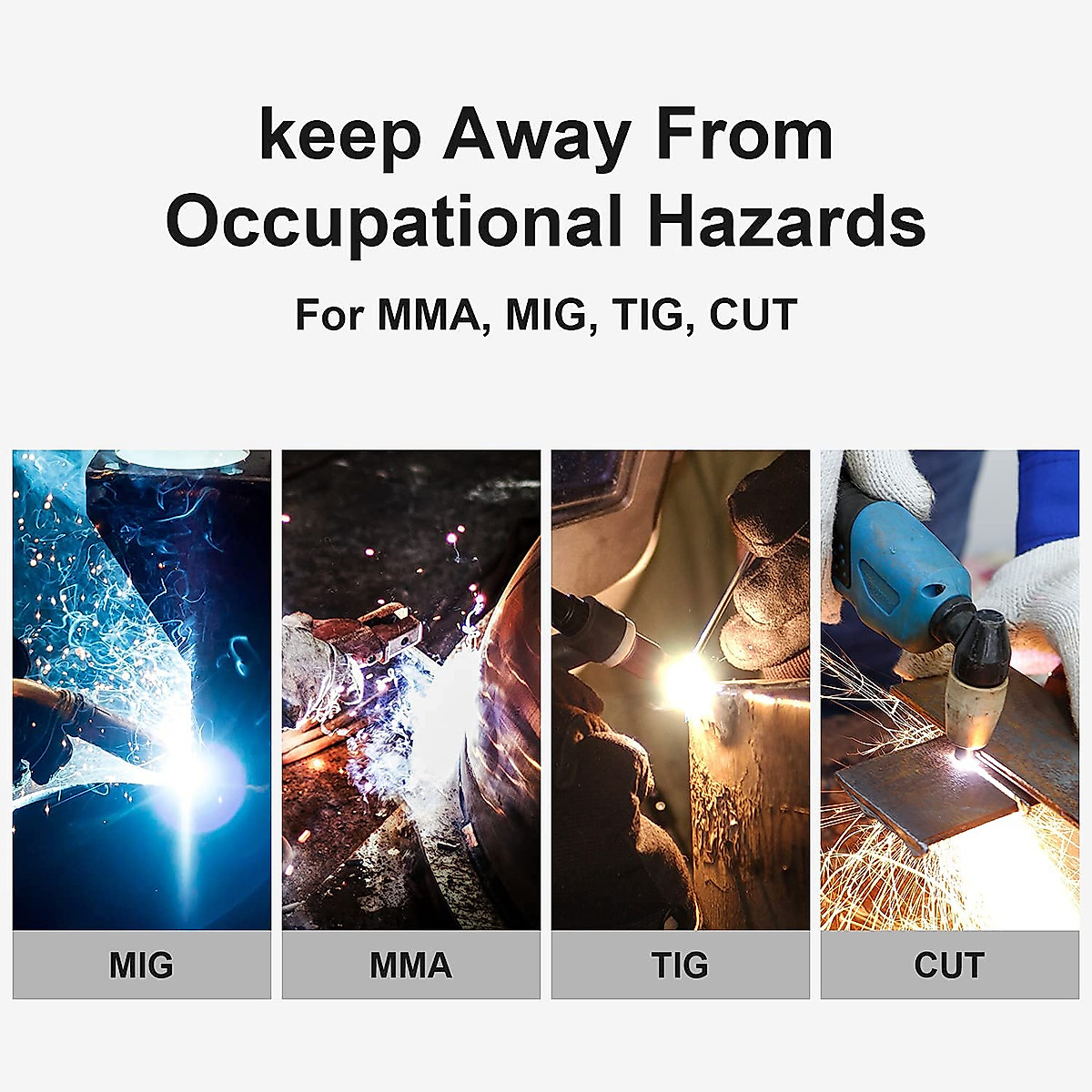 Welding Helmet Auto Darkening ANDELI Welding Helmet Solar Powered Area Welding Mask with Top Optical Clarity 1/1/1/2 (Basic Edition)¡­¡­