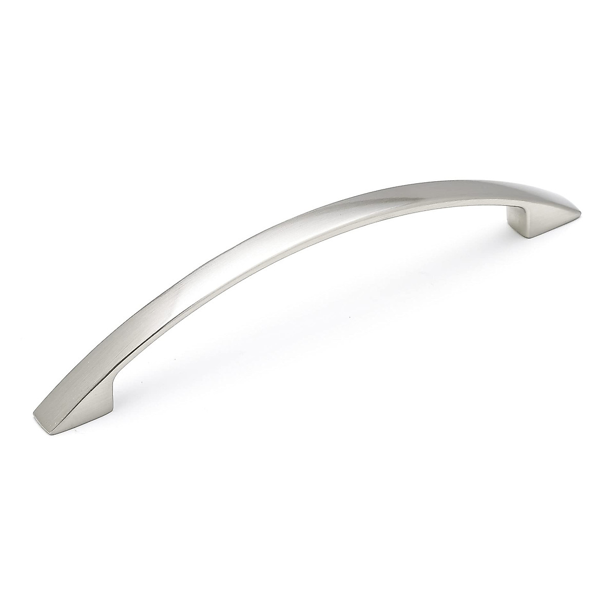 Richelieu Hardware BP23103128195 Cambria Collection 5 1/16-inch (128 mm) Center-to-Center Brushed Nickel Modern Cabinet and Drawer Pull Handle for Kitchen, Bathroom, and Furniture