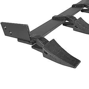 Titan Attachments UA Tooth Bar 66" 97 lb. Bucket 23TF Bolt On Steel USA Made