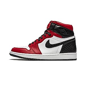 Nike Women's Air Jordan 1 High Retro Shoes, Gym Red/Whte-black, 9