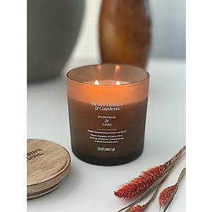 Better Homes and Gardens 12oz Scented Candle, Pumpkin and Chai 2-Pack