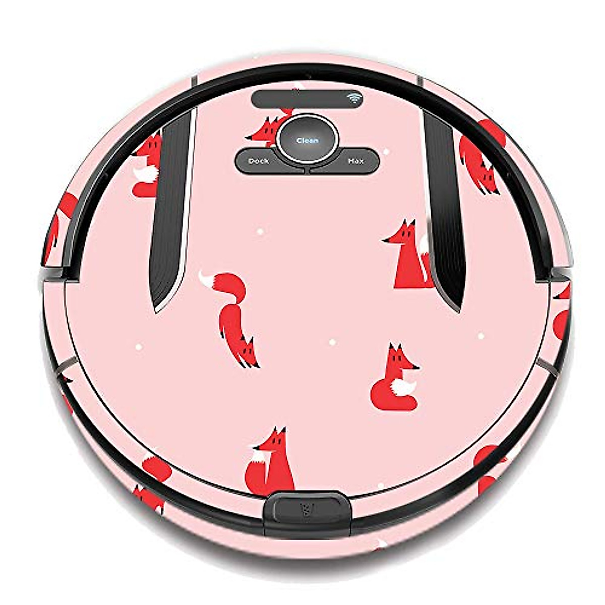 MightySkins Skin Compatible with Shark Ion Robot R85 Vacuum - Winter Fox Pattern | Protective, Durable, and Unique Vinyl Decal wrap Cover | Easy to Apply, Remove, and Change Styles | Made in The USA