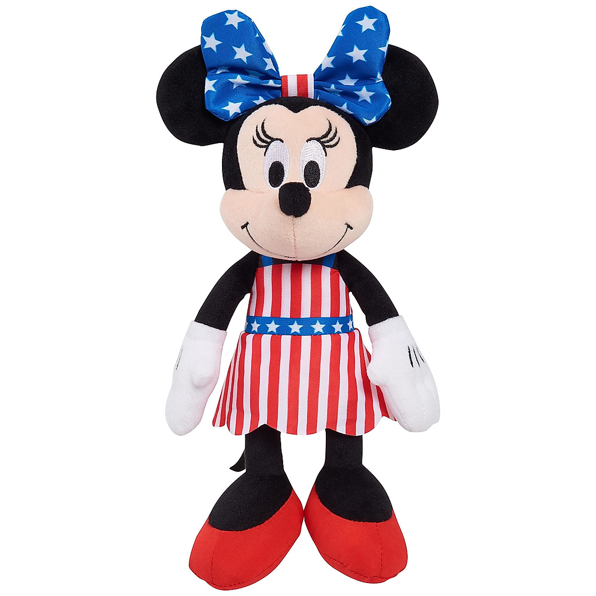 Disney Patriotic Bean Plush Mickey Mouse and Minnie Mouse, 4th of July Independence Day Decorations