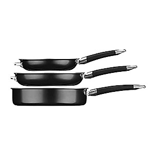 CUISINART N51-12BK SmartNest Nonstick Aluminum Nesting Cookware Set, 12 Piece, Black