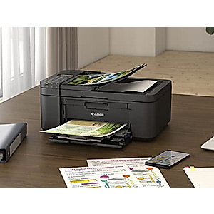 Canon Pixma TR-Series Wireless All-in-one Inkjet Printer with Copy, Scan, Fax and Mobile Printing + Bonus Set of NeeGo Ink and 6 Ft NeeGo Printer Cable