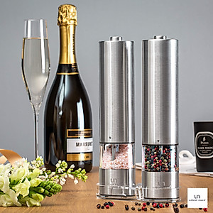 Salt and Pepper Mill Tray - Acrylic Transparent Mill Rest by urban noon - Grinders up to 2.2 inches in diameter