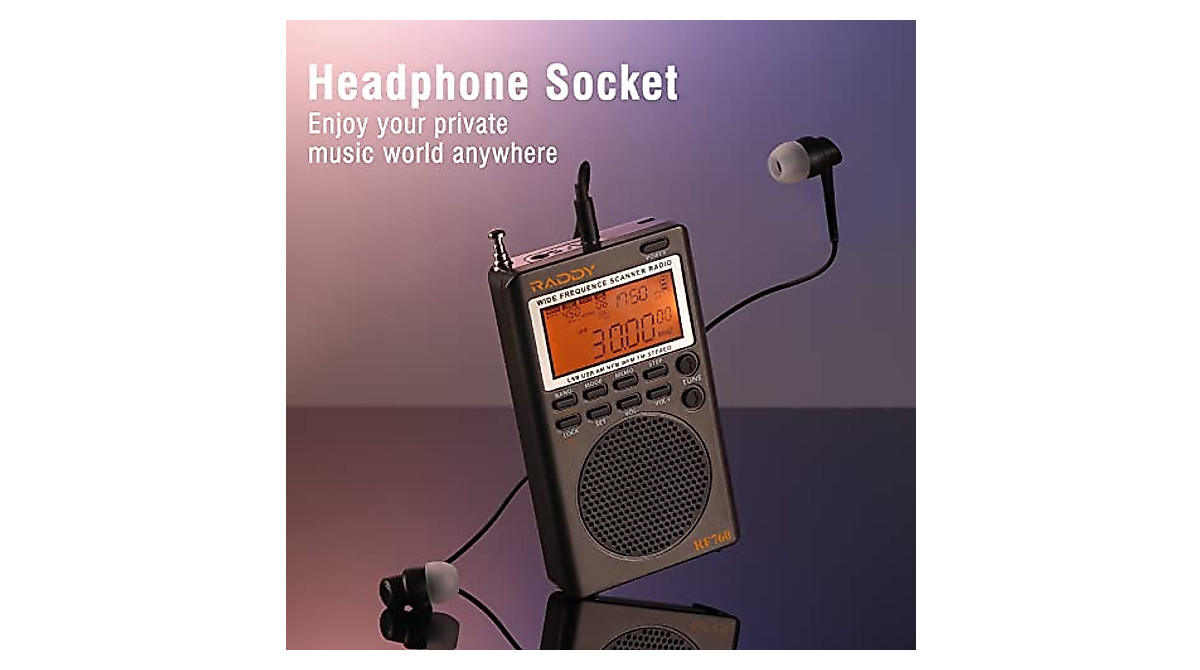 Raddy RF760 Portable Shortwave Radio with NOAA Alerts and Full Band ...