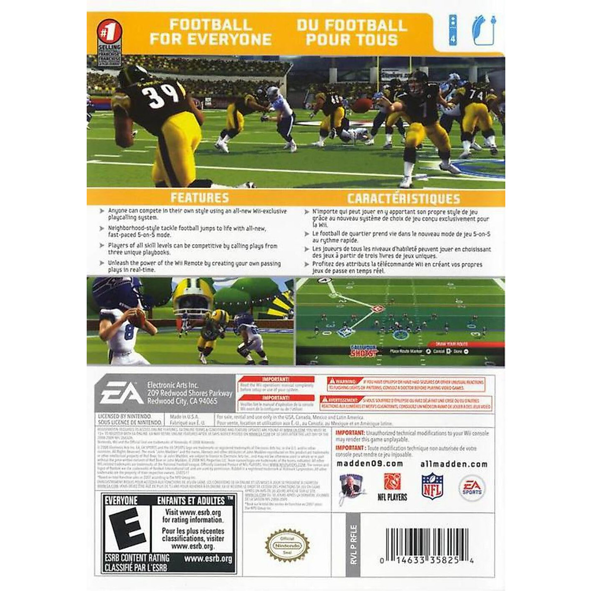 Madden NFL 09 All-Play - Nintendo Wii