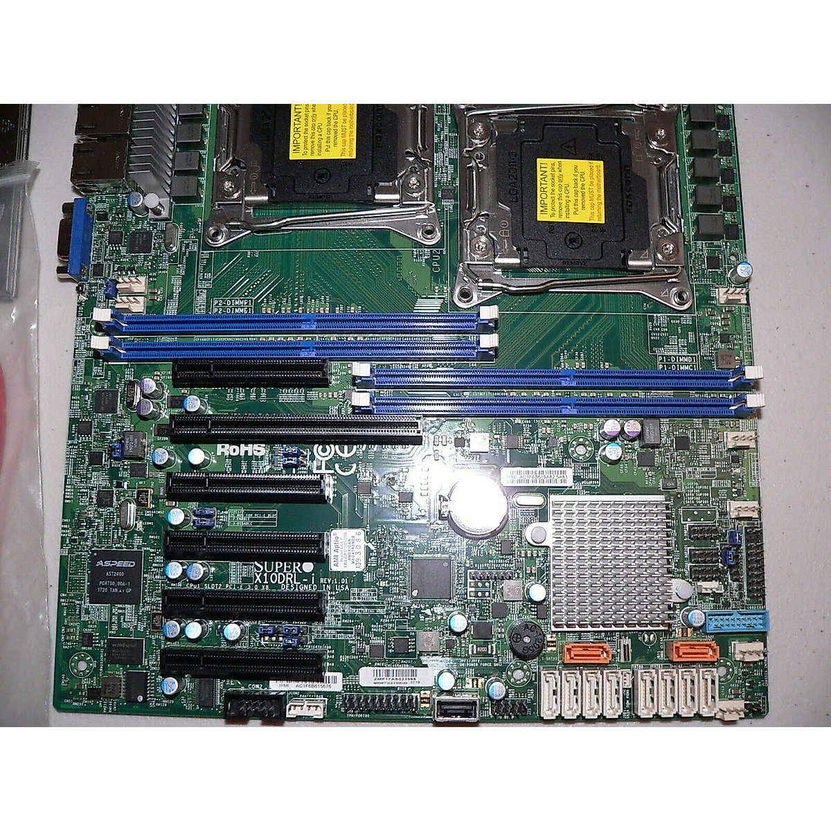 Supermicro ATX DDR4 LGA 2011 Motherboards X10DRL-I-O