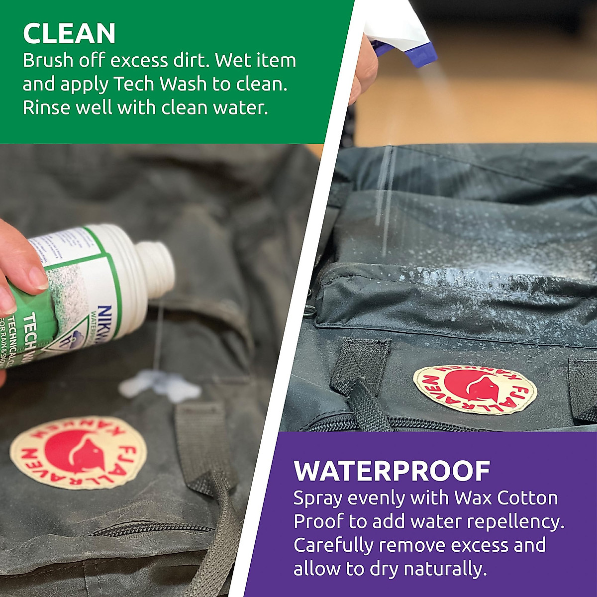 Nikwax Wax Cotton Proof Spray-On Waterproofing , 10 oz. / 300ml