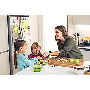 Fitbit Versa Smart Watch, Peach/Rose Gold Aluminium, One Size (S & L Bands Included) - (Renewed)