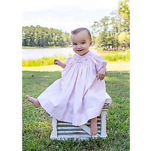 Petit Ami Baby Girls' Birthday Smocked Dress, 24 Months, Pink