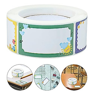 1 Roll Blank Name Tags Name Labels for Daycare Label Sticker Name Tag Sticker Small Labels Stickers Sign Labels Sticky Name Tags Students Stick Notes Small Sticker Labels