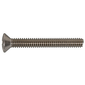 Hillman 4007 6-32 x 2 in. Stainless Steel Oval Head Phillips Machine Screw (20-Pack)