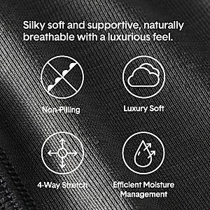 Tommy John Men's Trunk 4” Underwear, Second Skin Boxers with Supportive Contour Pouch, Soft Naturally Breathable Stretch Fabric Boxers for Men, Dress Blues, Large