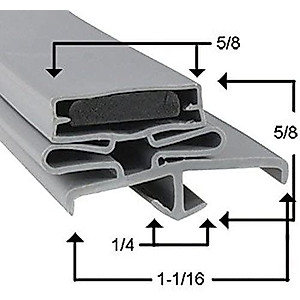 Passeal – 37453 Door Gasket Size - 27 3/4 x 78 1/2 - Nor-Lake Door Seal for Cooler or Freezer – Compatible with Nor-Lake 37453 Refrigeration Gasket