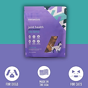 Momentum Carnivore Nutrition Freeze-Dried Anti-Inflammatory Pet Food Topper – Single-Ingredient Raw Supplement – Supports Joint Health & Reduces Inflammation for Dogs and Cats – 3 oz Pack