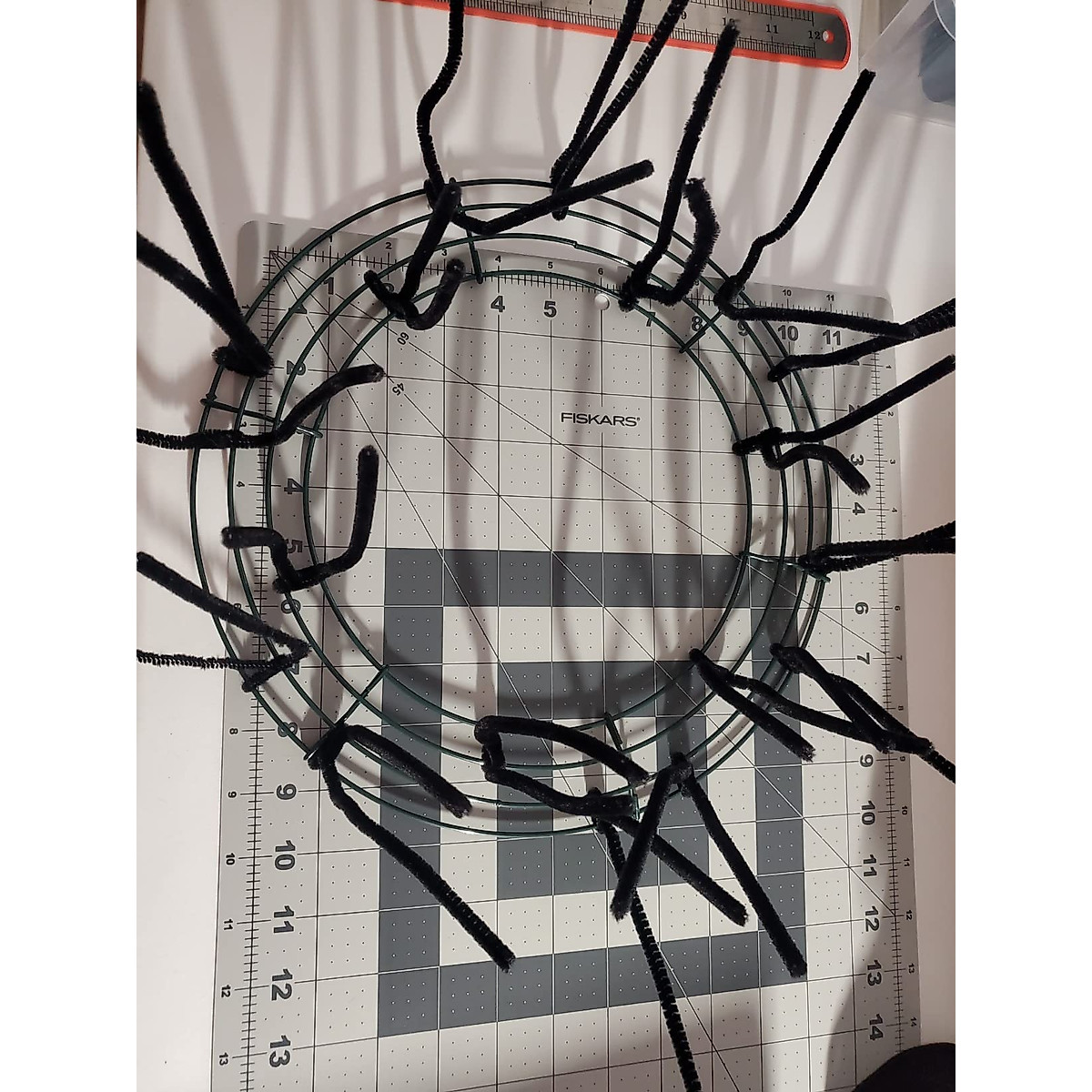 Cuttte Pipe Cleaners Craft Supplies - 100pcs Black Pipe Cleaners Craft Kids DIY Art Supplies, Pipe Cleaner Chenille Stems, Black Pipe Cleaners Bulk (6 mm x 12 inch)