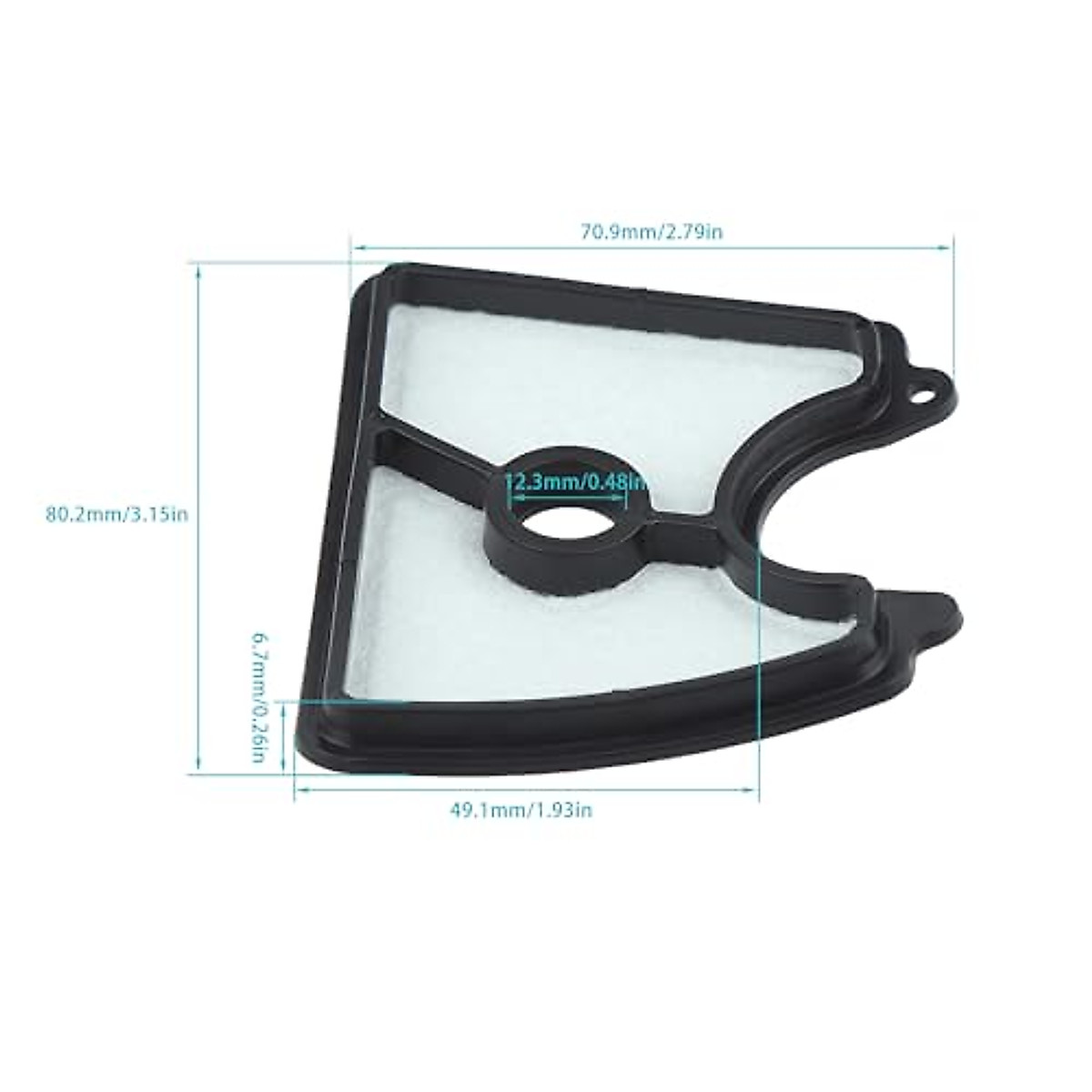 Atunee 545112101 Air Filter for Husqvarna 125B 125BVX 125BX Leaf Blower Compatible with Jonsered B2126 BV2126 Blower