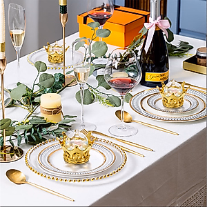 WUWEOT 36 Pack Refillable Crown Candy Box with Dome, Decorative Fillable Crown Candy Holder for Candies Chocolates Cake Dessert Baby Shower Princess Birthday Party Supplies