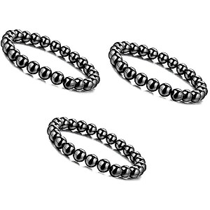 Drkao 2 Pack Magnetic Anklets Bracelets, Ankle Wrist Band, Magnetic Therapy, Support the Immune System, Amazing Gift Relieve Stress and Frustration