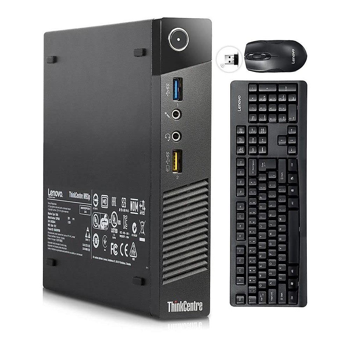 Lenovo ThinkCentre M93P Tiny Mini Business Desktop Computer, Intel Quad Core i7 4785T Upto 3.20 GHz, 16GB RAM, New 1TB SSD, WiFi,BT, VGA, DP Port, HDMI, Windows 10 Pro (Renewed)