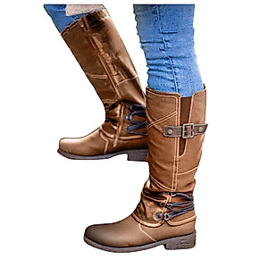 Womens Sandals, Rain Boots for Women Womens Slides Boots Outdoor Shoes Lace Up Heels Gladiator Latin Boots Waterproof Shoes for Women Khaki