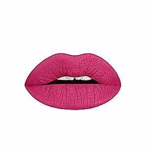 Aromi Matte Liquid Lipstick | Long-Lasting, Smudge Proof, Purple Magenta Lip Color, Waterproof, Pink Raspberry, Paraben, Phthalate, + Gluten Free (Forbidden Fuchsia)