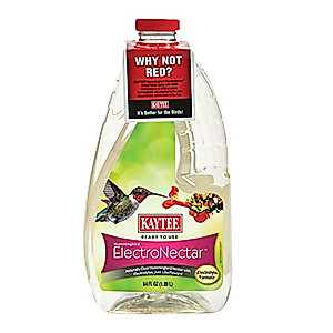 Kaytee Hummingbird ElectroNectar Wild Bird Food, Ready to Use, 64 Ounces