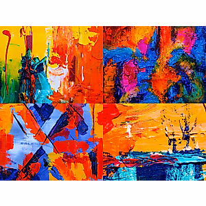 5 PCS Painting Knives Stainless Steel Spatula Palette Knife Oil Painting Accessories Color Mixing Set for Oil, Canvas, Acrylic Painting