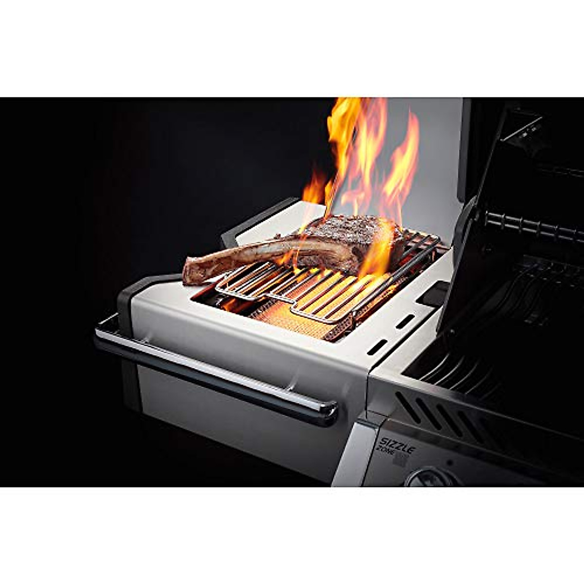 Napoleon PRO500RSIBPSS-3 Prestige PRO 500 BBQ Propane Gas Grill, sq.in. + Infrared Side and Rear Burners, Stainless Steel