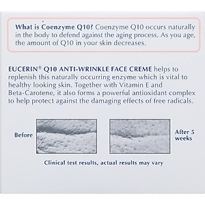 Eucerin Sensitive Skin Experts Q10 Anti-Wrinkle Face Creme 1.70 oz ( Pack of 4)