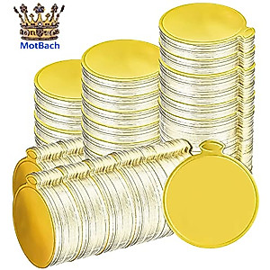 MotBach 200 Pcs Round Golden Cardboard, 3.5 Inch Round Mini Cake Boards, Mousse Cake Base, Cake Paper Board, Circle Patries Cardboard, Cupcake Base Display, Dessert Board