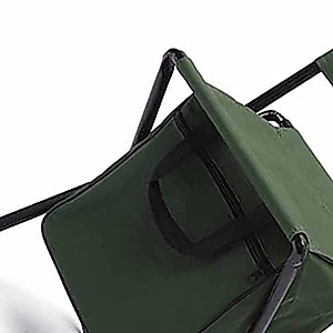 Rengu Fishing Chair, Portable Oxford Cloth Folding Chair for Hiking (Green)