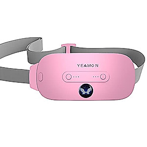 Portable Cordless Heating Pad, Electric Waist Belt Device, Fast Heating Pad with 3 Heat Levels and 3 Massage Modes, Back or Belly Heating Pad for Women and Girl