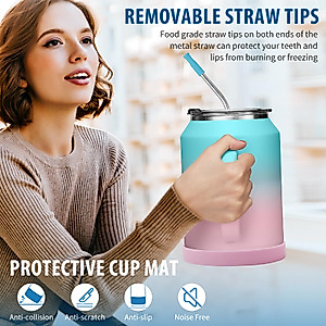 VICKNIY 50 oz Mug Tumbler with Handle and Straw - 2-in-1 Lid, Silicone Water Bottle Boot, Stainless Steel Coffee Mugs, Double Wall Insulated Water Cup Keep Cold-36H Hot-24H, 50oz Large Tumbler Jug